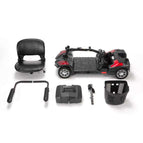 Drive Medical Scout Compact Travel Scooter, 4 wheel mobility scooter ...